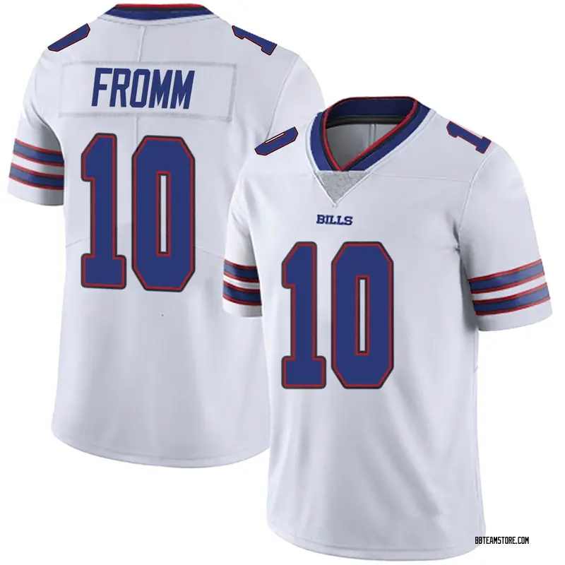Men's Jake Fromm Buffalo Bills Color Rush Vapor Untouchable Jersey ...