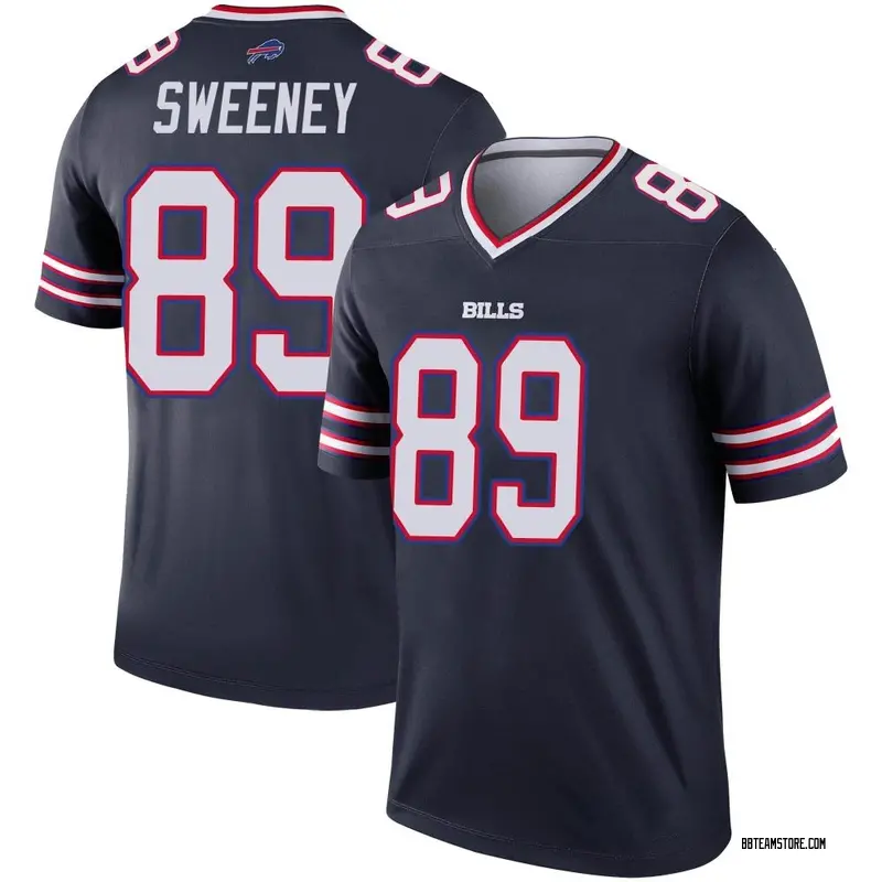 Men's Tommy Sweeney Buffalo Bills Inverted Jersey - Navy Legend