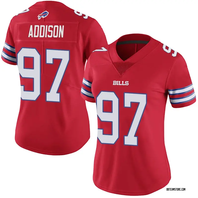 Women's Mario Addison Buffalo Bills Color Rush Vapor Untouchable Jersey ...