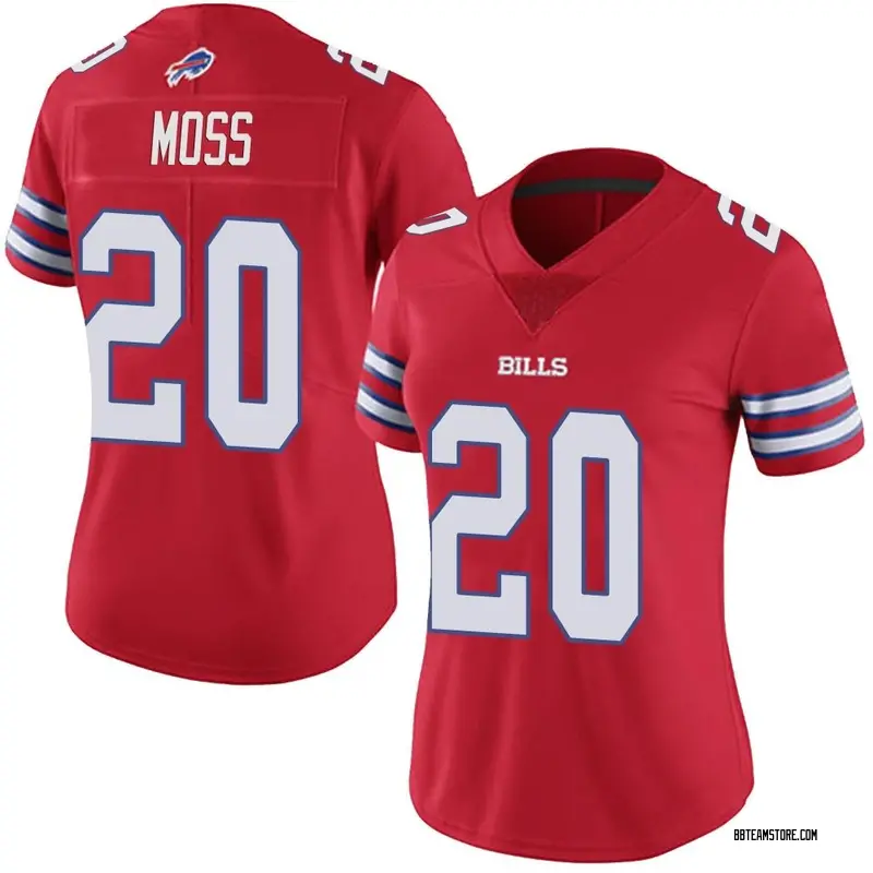 Women's Zack Moss Buffalo Bills Color Rush Vapor Untouchable Jersey ...