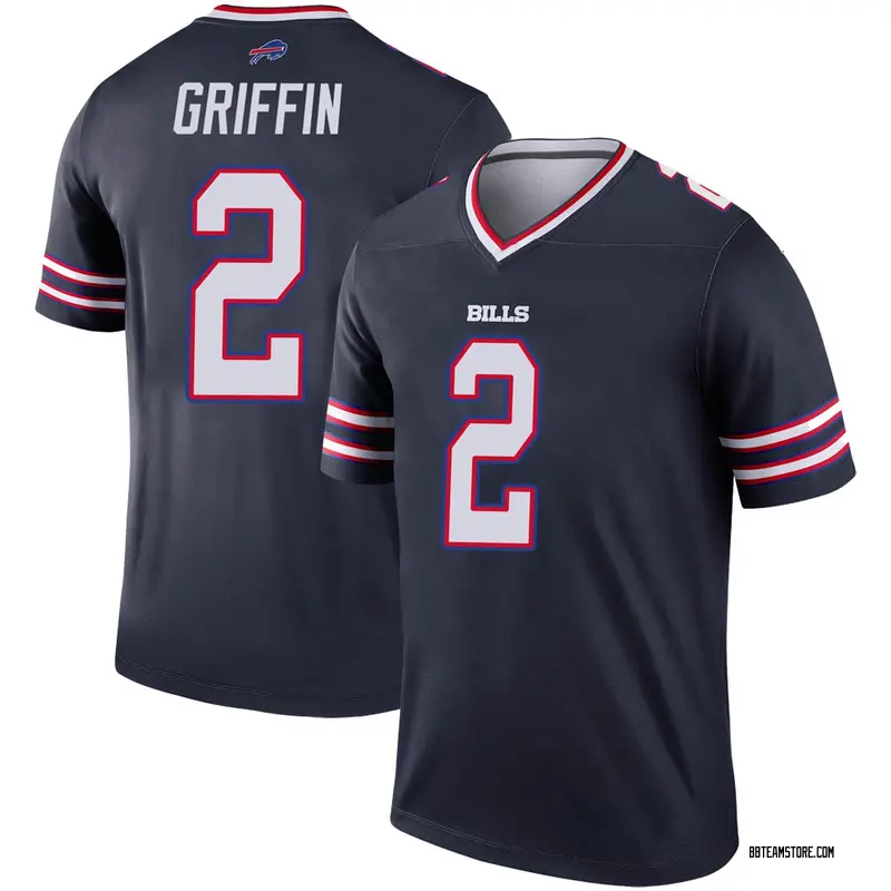 Youth Olaijah Griffin Buffalo Bills Inverted Jersey - Navy Legend